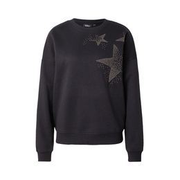 Only Sweatshirt 'ONLLUCCA' Damen Gr&ouml;&szlig;e S gold / schwarz