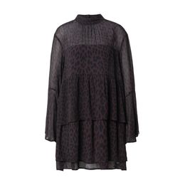 Oh April Kleid 'Lavinia' Damen Gr&ouml;&szlig;e 34 dunkelbraun / aubergine / schwarz Winterkleid