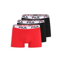 Fila Boxershorts Herren Gr&ouml;&szlig;e L knallrot / schwarz / wei&szlig;