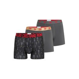 CR7 Cristiano Ronaldo CR7 - Cristiano Ronaldo Boxershorts Herren Gr&ouml;&szlig;e XL gold / dunkelgrau / rot / schwarz