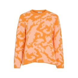 Vila Pullover 'VIMATTA' Damen Gr&ouml;&szlig;e XXL beige / orange