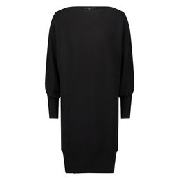 Zero Strickkleid strukturiert U-Boot Ausschnitt Damen Gr&ouml;&szlig;e 34 schwarz Winterkleid