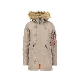Alpha Industries Winter Jacket female Beige size XS