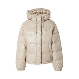 Calvin Klein Jeans Jacke Damen Gr&ouml;&szlig;e XXL beige Winterjacke