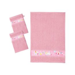 Erwin M&uuml;ller Erwin M&uuml;ller Frottier Kinder-Frottier-Set 3-teilig in rosa | Gr.: onesize