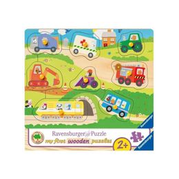 Ravensburger Kinderpuzzle - 03684 Lieblingsfahrzeuge - my first wooden puzzle... | Gr.: onesize