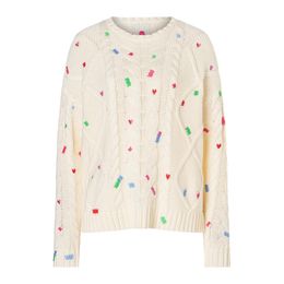 LIEBLINGSST&Uuml;CK LIEBLINGSST&Uuml;CK Pullover 'Dinzi' Damen Gr&ouml;&szlig;e XS gr&uuml;n / pitaya / offwhite