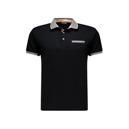 Deeluxe Poloshirt 'Eagle' Herren Gr&ouml;&szlig;e XXXL schwarz / wei&szlig;