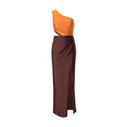 UNIQUE Kleid Damen Größe 34 braun / karamell Winterkleid