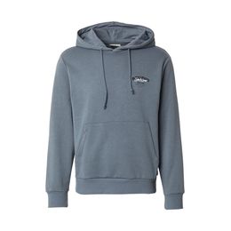 Jack & Jones JACK & JONES Sweatshirt 'JJYUKI' Herren Gr&ouml;&szlig;e M taubenblau / schwarz / wei&szlig;