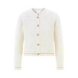 Rich & Royal Rich & Royal Strickjacke Damen Gr&ouml;&szlig;e L gold / offwhite