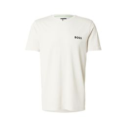 BOSS Funktionsshirt 'TOC' Herren Gr&ouml;&szlig;e M creme / sand / schwarz / wei&szlig;