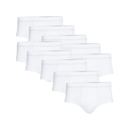 Con Ta Con-ta Baumwolle, Feinripp Slip 10er-Pack in wei&szlig; | Gr.: 6