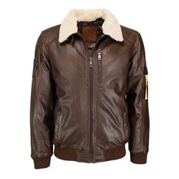 Top Gun Lederjacke TG20193144 in braun | Gr.: 52