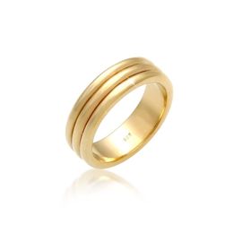 Elli Ring 925 Sterling Silber in Gold | Gr.: 62