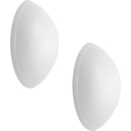 Wagner Wandpuffer, Beutel / Karte, &Oslash; 40 mm, 5 Stk, H&ouml;he 12 mm, wei&szlig;