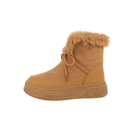 Ital-Design Stiefelette in Camel | Gr.: 36
