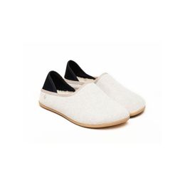 Gottstein Hausschuh Linen Slip-On in beige | Gr.: 46