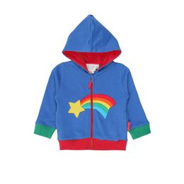 Toby tiger Sweatjacke mit Sternschnuppen Applikation in blau | Gr.: 92