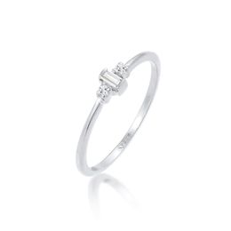 Elli Ring 925 Sterling Silber Verlobungsring in Silber | Gr.: 56