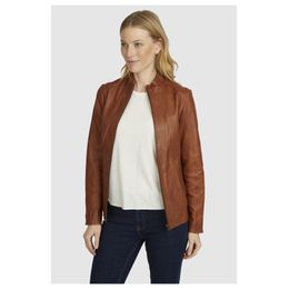 7eleven Lederjacke SEJACKY in Cognac | Gr.: 36