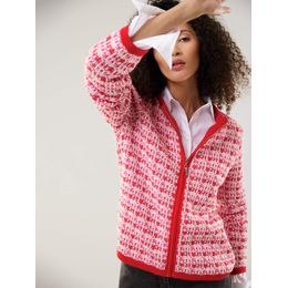 Walbusch Baumwoll-Strickjacke Happy Tweed