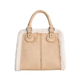 Bershka Handbag female Beige size One Size