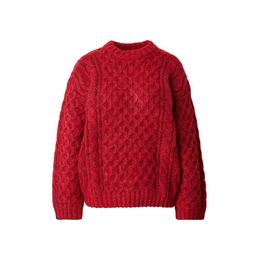 MONKI Pullover 'Tate' Damen Gr&ouml;&szlig;e M rot / wei&szlig;