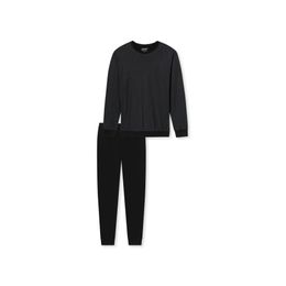 uncover by Schiesser Pyjama in Schwarz | Gr.: L