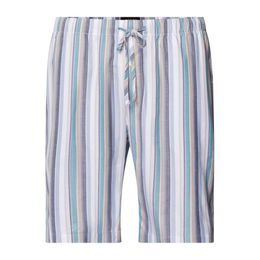 Hanro Pyjamashorts Night & Day in atlantic stripe | Gr.: XL