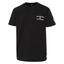 STARS & STRIPES T-Shirt Yellowstone so wild an angry, Unisex schwarz S