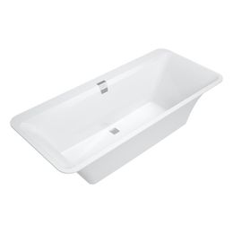 Villeroy & Boch Villeroy & Boch Squaro Edge 12 Rechteck-Badewanne, Einbau, UBQ180SQE7DV-01,