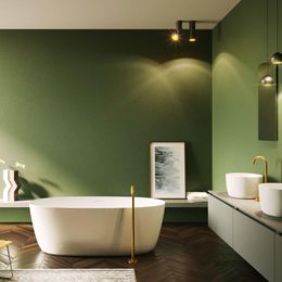 RIHO Oval freistehende Badewanne, oval, B129001105,