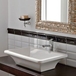 Scarabeo Butterfly Aufsatzwaschtisch, 4002BK,