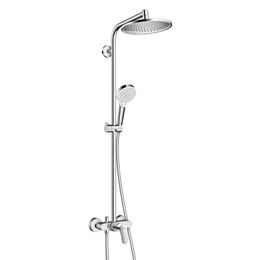 Hansgrohe Crometta S Aufputz-Duschsystem, Einhebelmischer, 27269000,