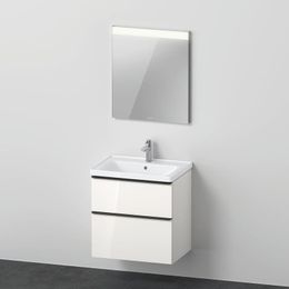 Duravit D-Neo Schrank mit Waschtisch, mit Spiegel, DE011202222,