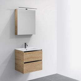 RIHO Graph-It Velvet Slim Schrank mit Waschtisch, mit Spiegelschrank, F008024DRE,