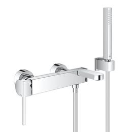 Grohe Plus Aufputz-Wannenarmatur, Einhebelmischer, 33547003,