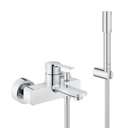 Grohe Lineare Aufputz-Wannenarmatur, Einhebelmischer, 33850001,
