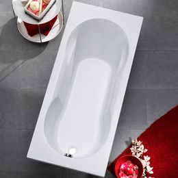 Ottofond Nixe Rechteck-Badewanne, Einbau, 952001,
