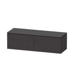 Duravit L-Cube Konsole mit Waschtischunterschrank mit 4 Ausz&uuml;gen und 2 Ausschnitten, LC4873B80800000#Ausschnitt237260,