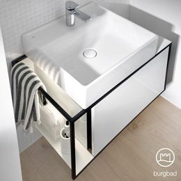 Burgbad Junit Schrank mit Waschtisch, 1 Auszug, SFKQ076LF3148C0001G0175,