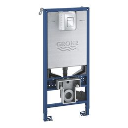 Grohe Rapid SLX Vorwandelement H: 113 cm, mit Bet&auml;tigungsplatte, f&uuml;r Wand-WC, 39603000,
