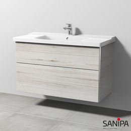 Sanipa 3way Waschtischunterschrank mit 2 Ausz&uuml;gen f&uuml;r P3 Comforts, BR79455,