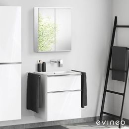 Duravit ME by Starck Schrank mit Waschtisch, mit Spiegelschrank, 23366300601+BE0265WH+BEA001MI,