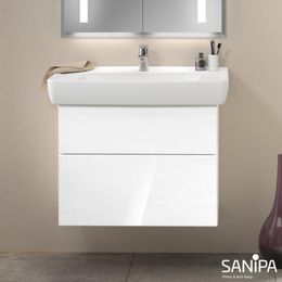 Sanipa 3way Waschtischunterschrank f&uuml;r Pro A mit 2 Ausz&uuml;gen, BS75878,