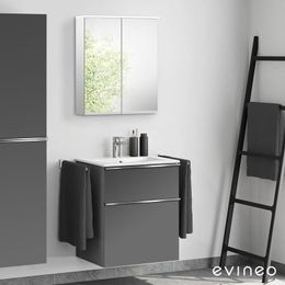Duravit ME by Starck Schrank mit Waschtisch, mit Spiegelschrank, 2336630000+BE0265AN+BEA040MI,