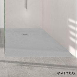 evineo ineo Rechteck-Duschwanne, BE0522GS+BT016+BT005,