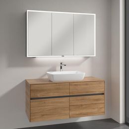 Villeroy & Boch Villeroy & Boch Embrace Schrank mit Artis Waschtisch, mit Spiegelschrank My View Now, 417258R1+A95700RH+A4551200, My View Now