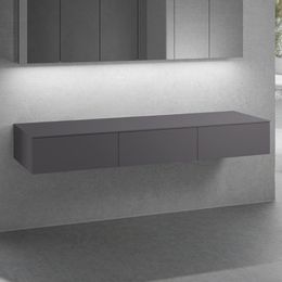 neoro n50 Unterschrank B: 180 cm mit 3 Ausz&uuml;gen, 3#BN0411GR+BN0409GR,